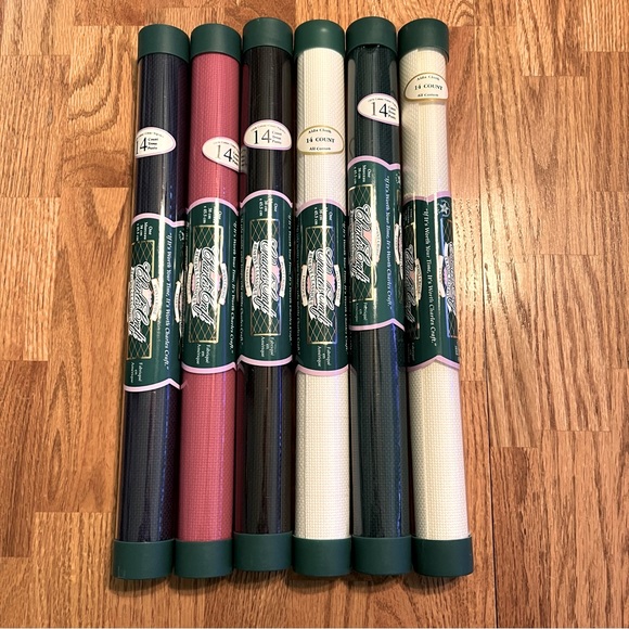 Charles Craft | Office | Nwt 6 Charles Craft Cross Stitch 4 Count Aida ...